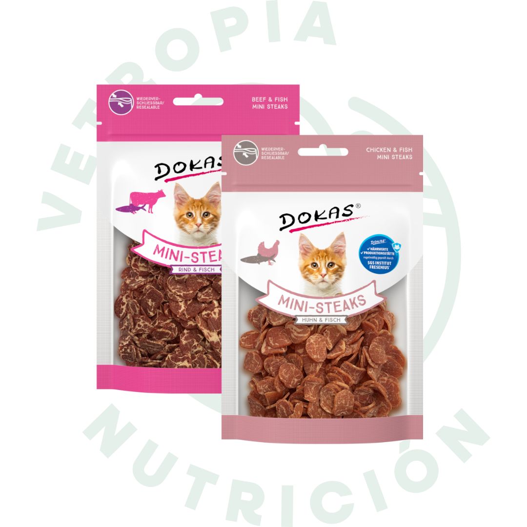 DOKAS SNACK NATURAL GATO - Vetropía Nutrición